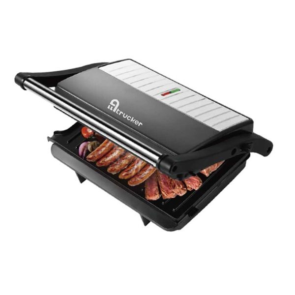 12V contact grill for on the go – ideal for sandwiches, burgers and ...