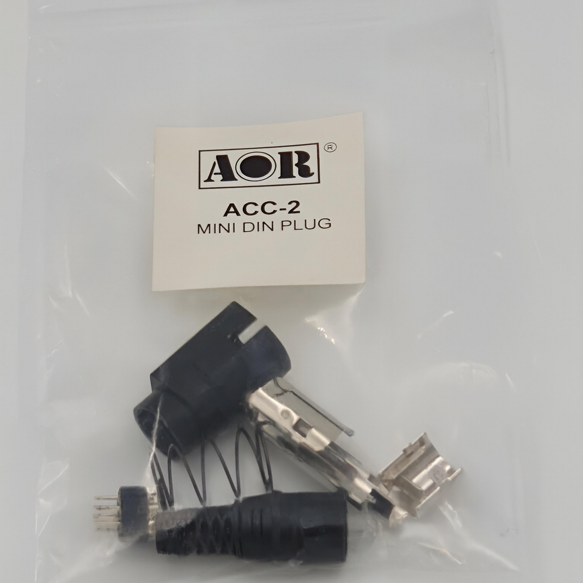 AOR ACC-2 mini DIN connector – accessory for AOR receivers – Deltron