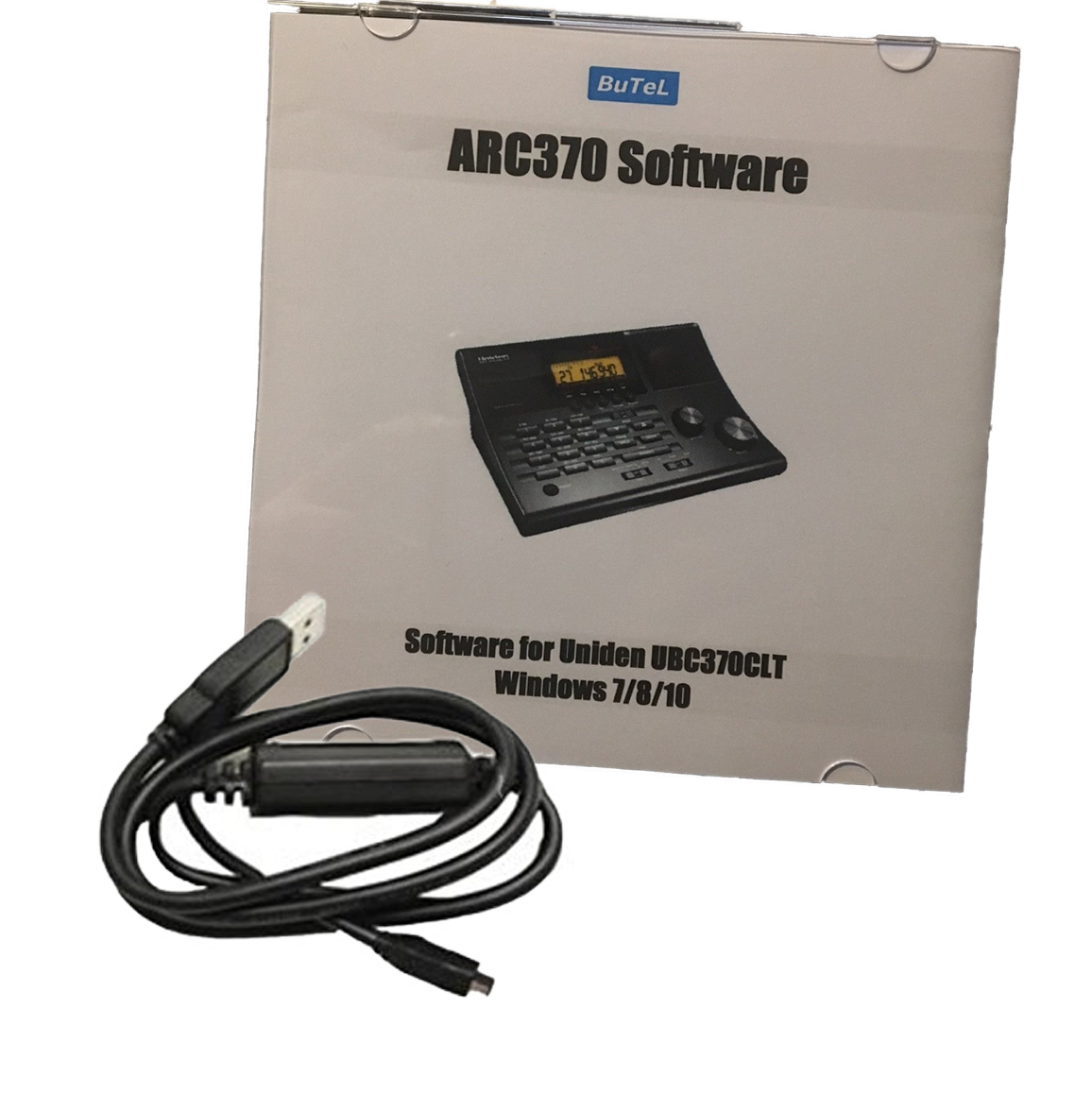 Butel ARC-370 Software + pc-kabel voor de Uniden UBC-370CLT scanner ...
