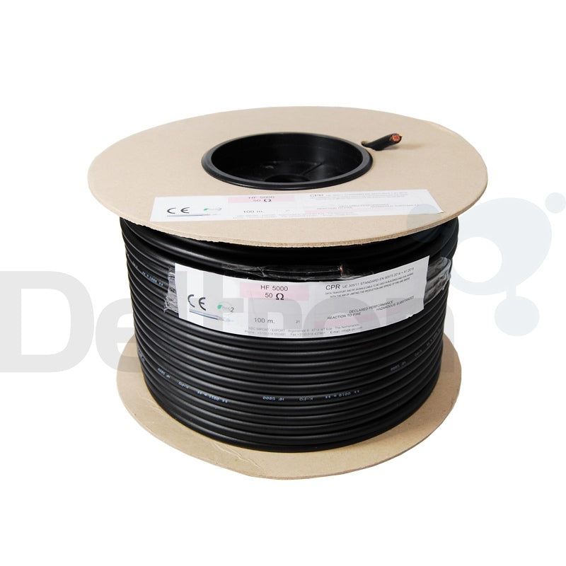 HF5000 coaxkabel vergelijkbaar met Aircom coaxkabel | 100 meter – Deltron
