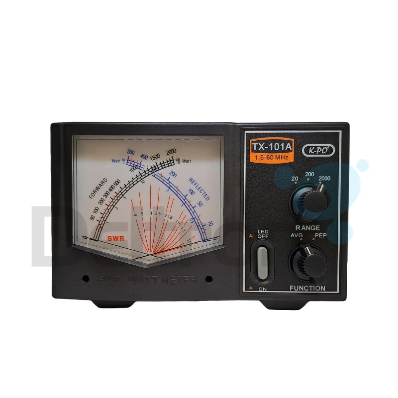 K-PO TX-101A SWR and wattage meter – for 1.6–60 MHz - up to 2000 watts ...