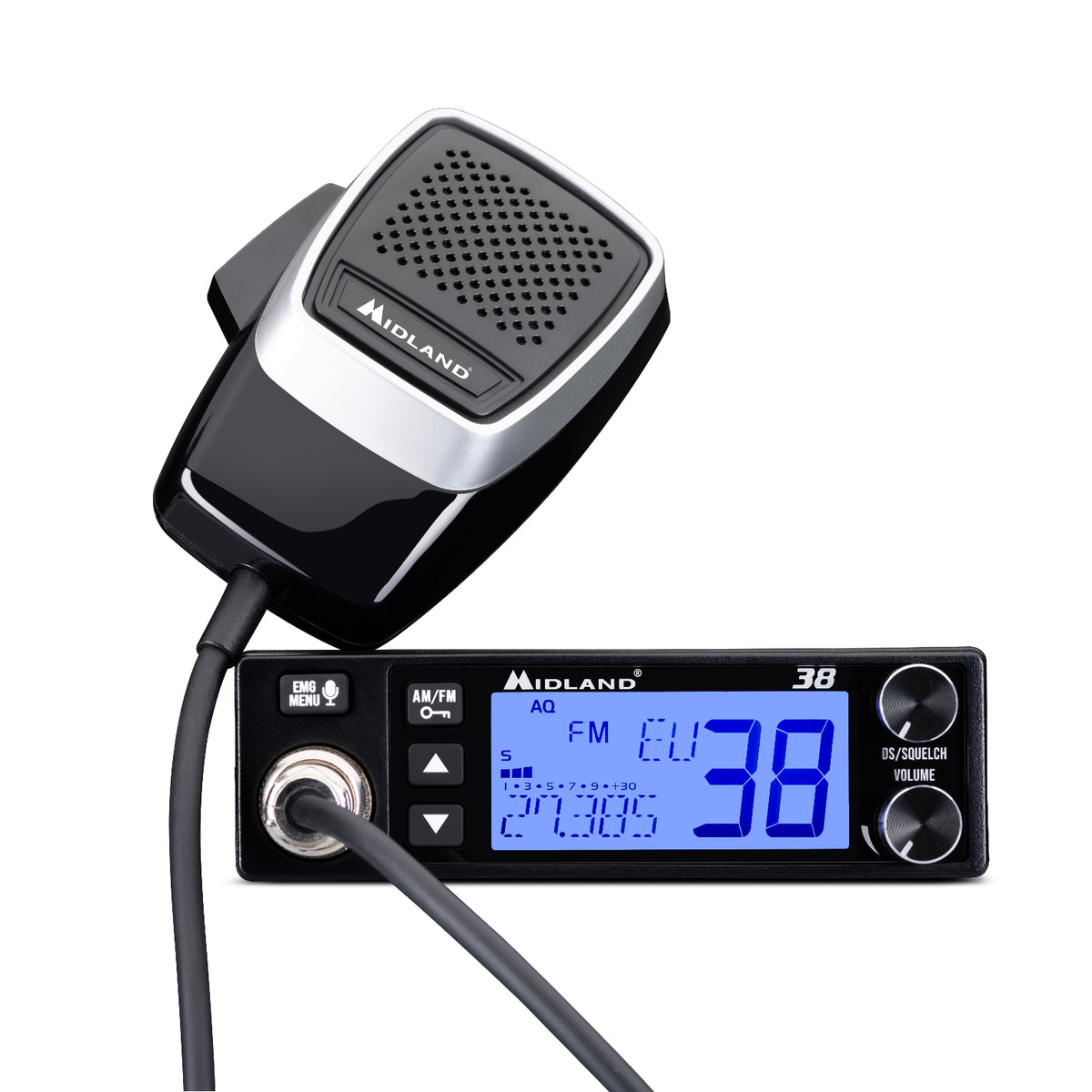 Midland 38 multiband 27MC transceiver – krachtige CB radio | Deltron