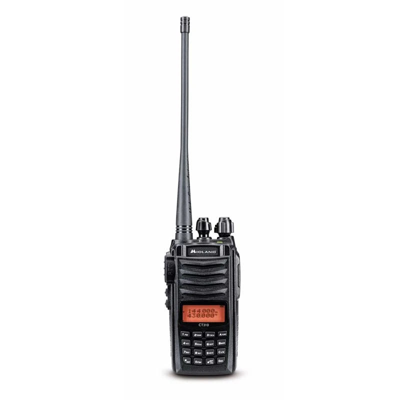 Midland CT310 Dual Band Portable Radio VHF/UHF | 200 Channels | CTCSS ...