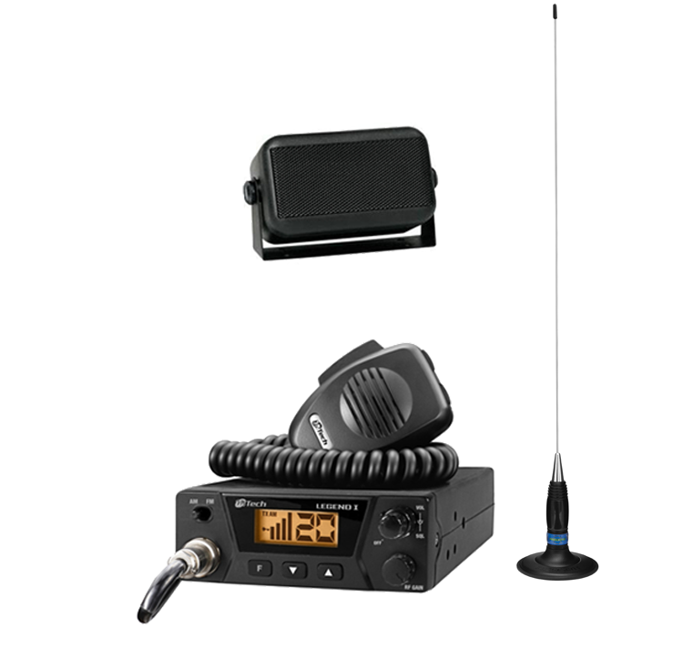 Complete 27MC set: M-Tech Legend I with President Montana antenna – Deltron