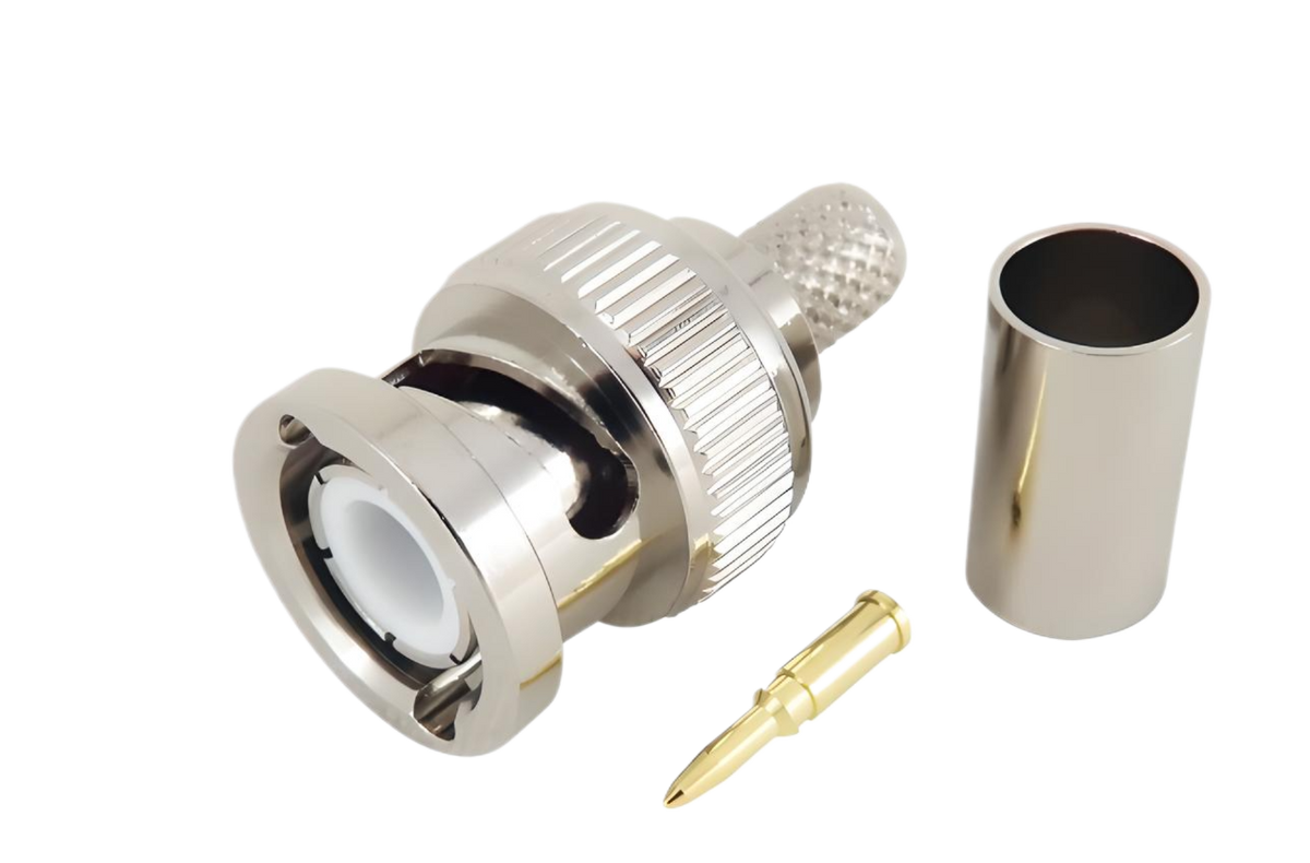 SSB 7721-E BNC male crimp connector - Ecoflex 5, H155 & LMR240 cables ...